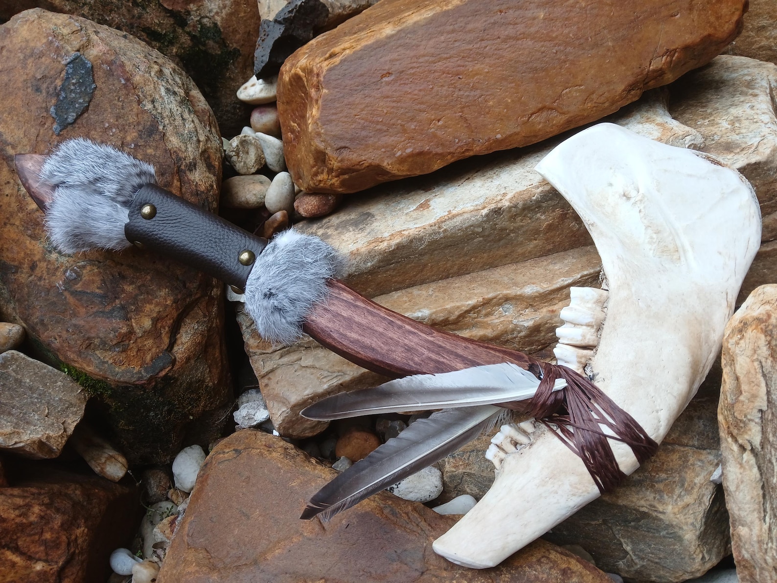 Tribal Hand-made Jaw Bone Axe - Etsy