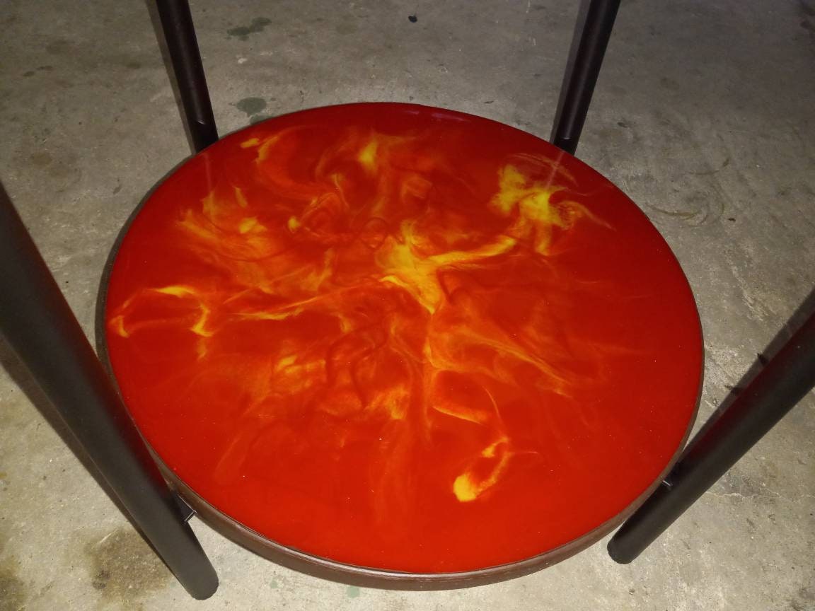 Lava Resin Table - Etsy
