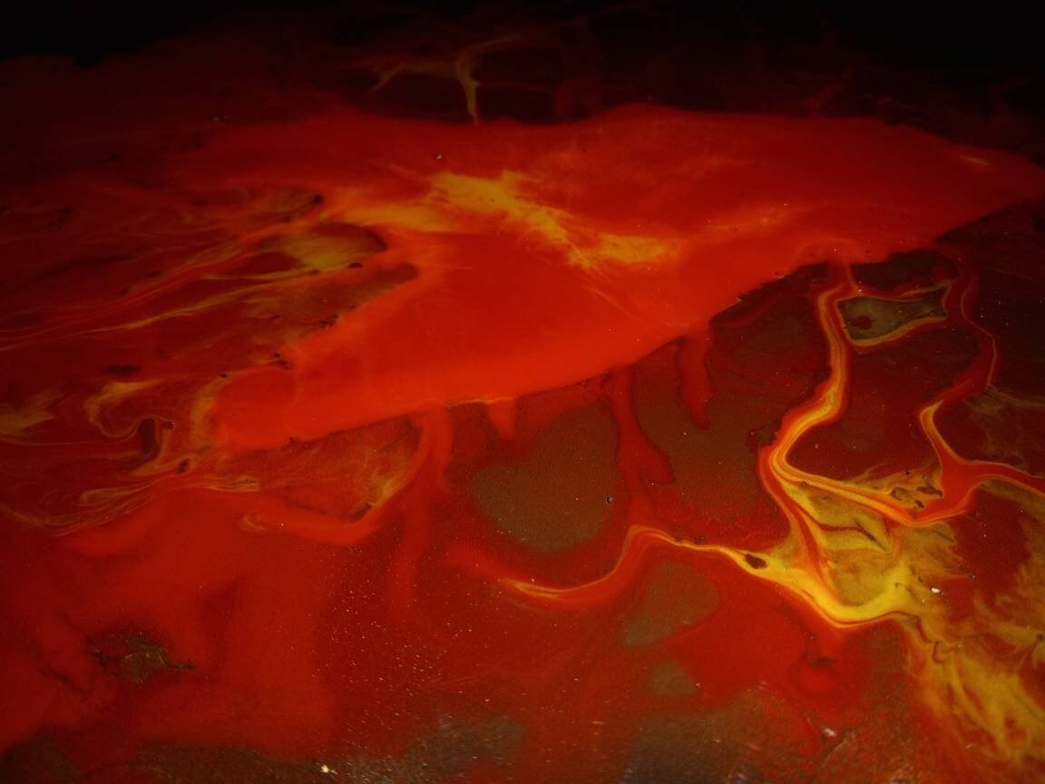 Lava Resin Table - Etsy