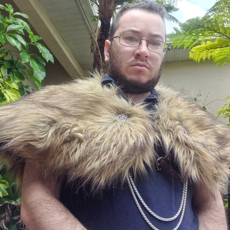 Viking Fur Mantle - Etsy