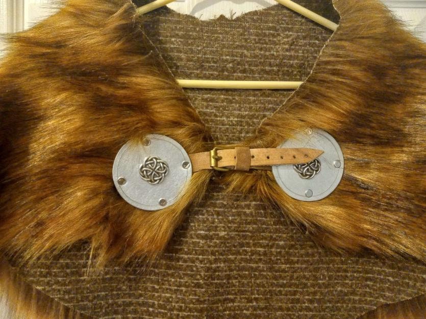 Decorative Faux Fur Mantle for Viking / Barbarian / Tribal Larp and ...