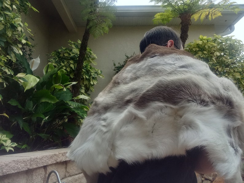 Genuine REINDEER Pelt Cloak - Etsy