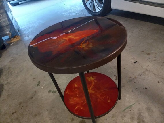 Lava Resin Table | Etsy