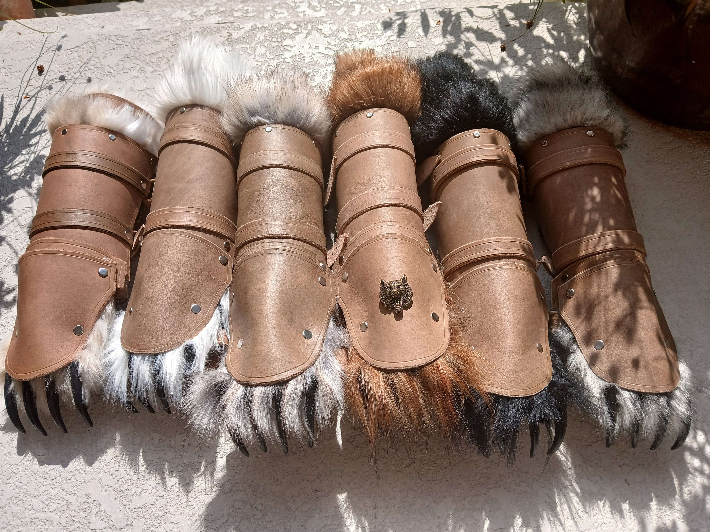 Viking Wolf Claw Gauntlets MADE TO ORDER - Etsy