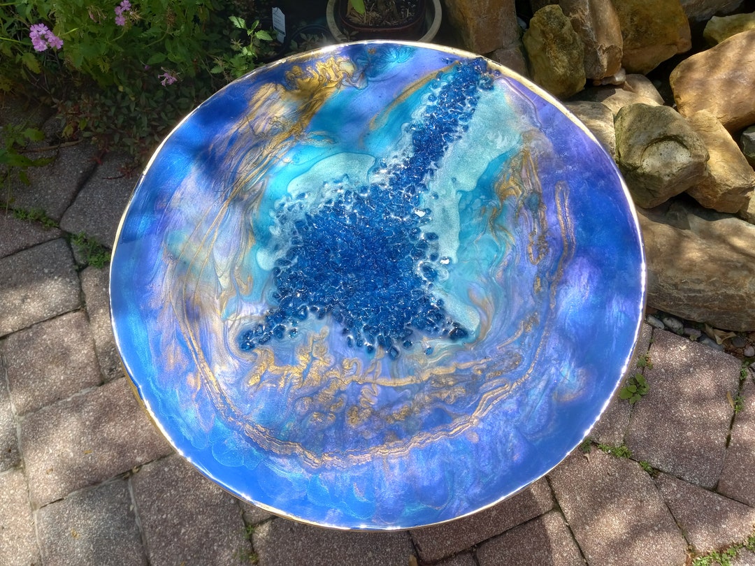 Geode Side-table 18x22 - Etsy