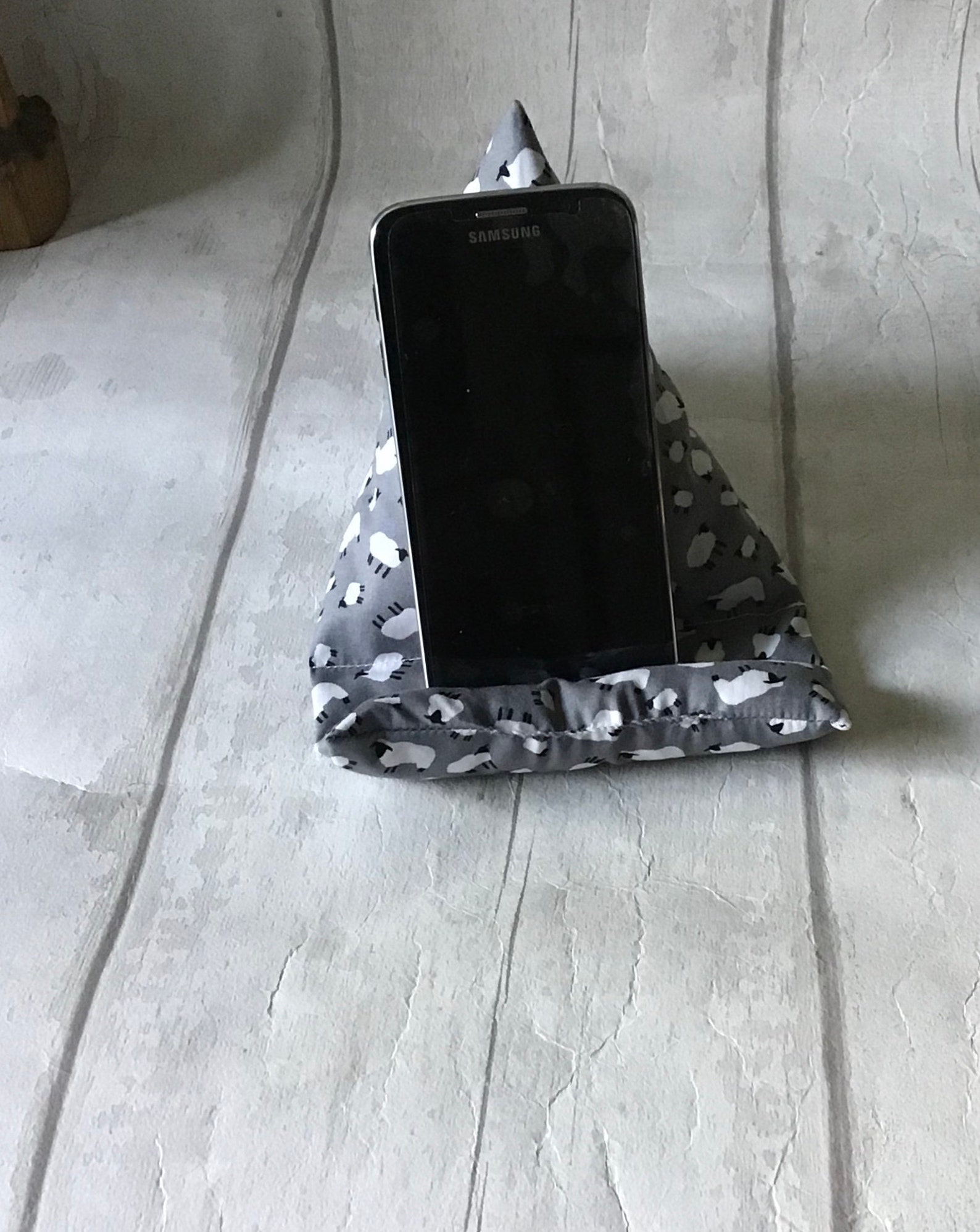 Mobile phone stand sheep phone beanie sheep themed kindle | Etsy