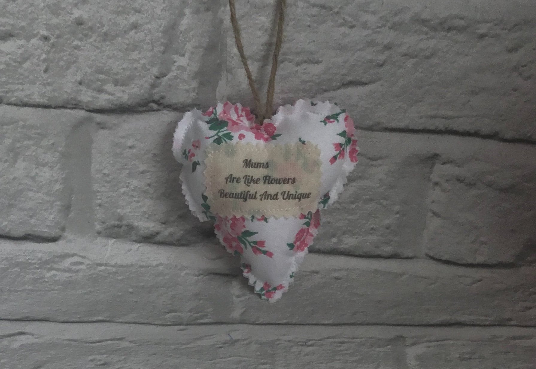Personalised Mothers Day Gift Fabric Heart Mums Are Like - Etsy UK
