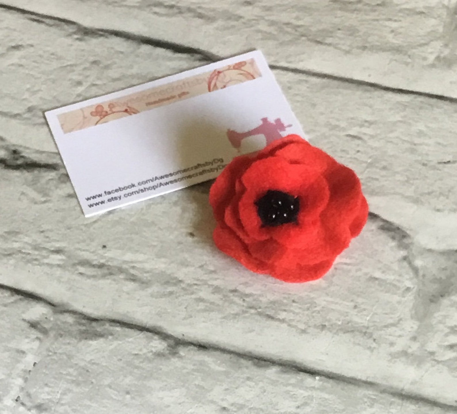 Felt Poppy Brooch Remembrance Day Gift Veterans Day - Etsy UK