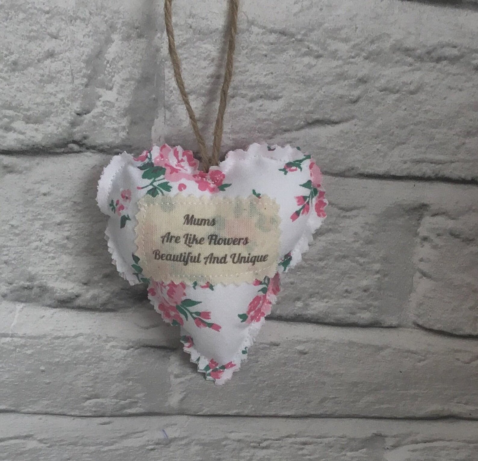 Personalised Mothers Day Gift Fabric Heart Mums Are Like - Etsy UK