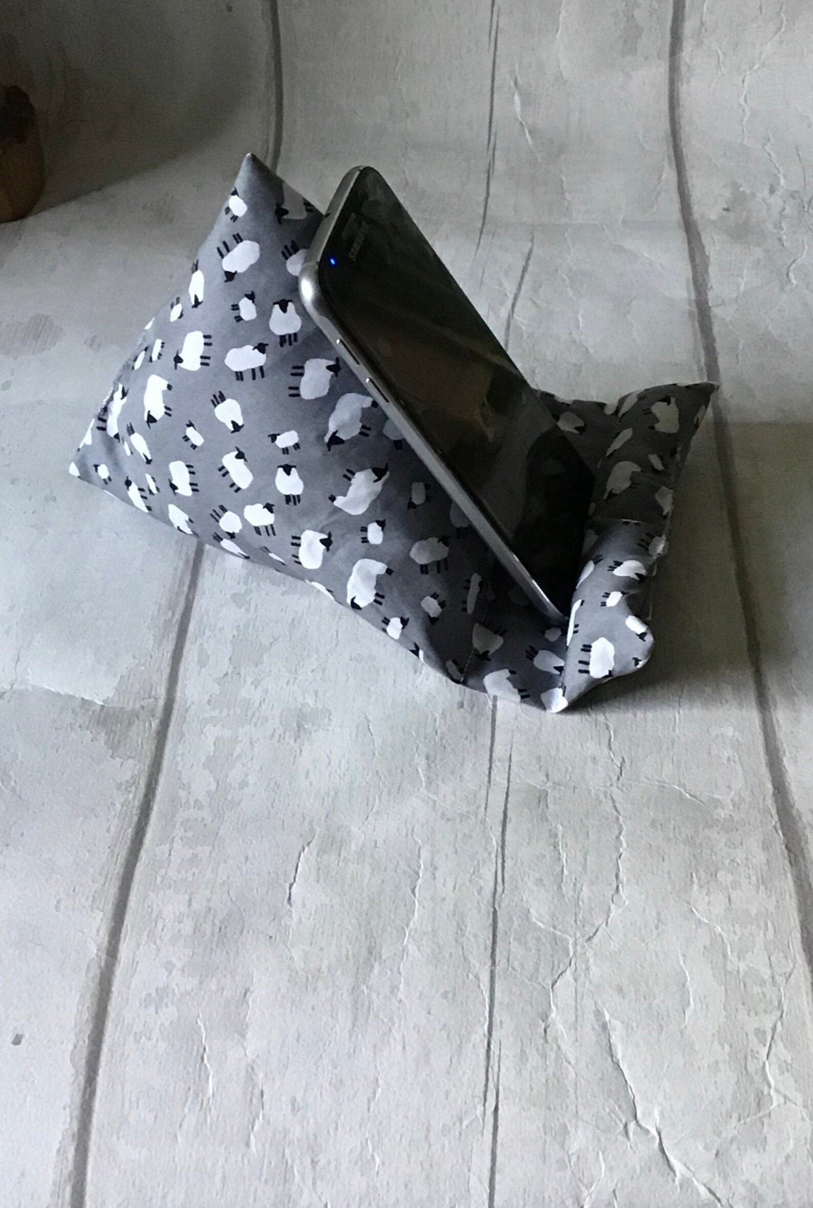 Mobile phone stand sheep phone beanie sheep themed kindle | Etsy
