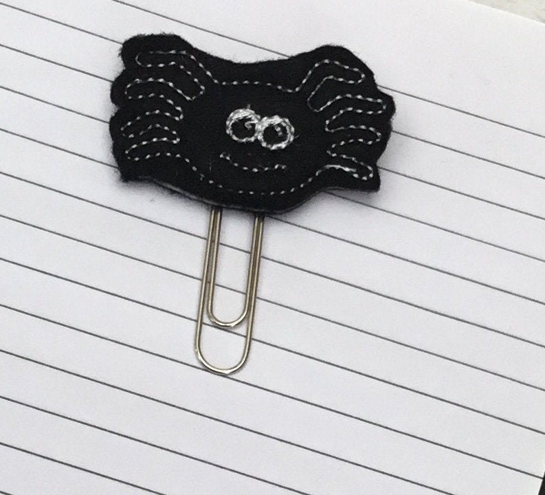 Felt Spider Bookmark Spider Feltie Halloween Themed Gift - Etsy UK