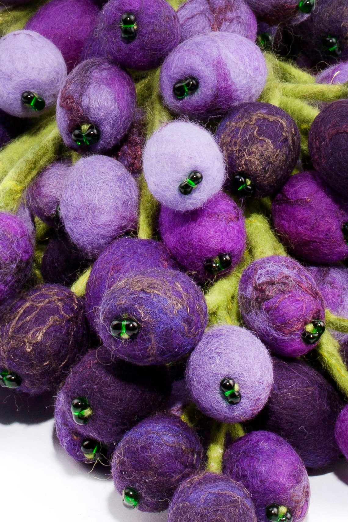 Wool Bunch of Grapes Felted Home Decor Unique Gifts Decoration - Etsy