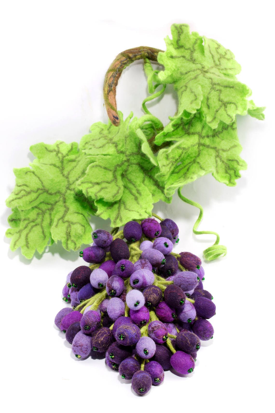 Wool Bunch of Grapes Felted Home Decor Unique Gifts Decoration - Etsy