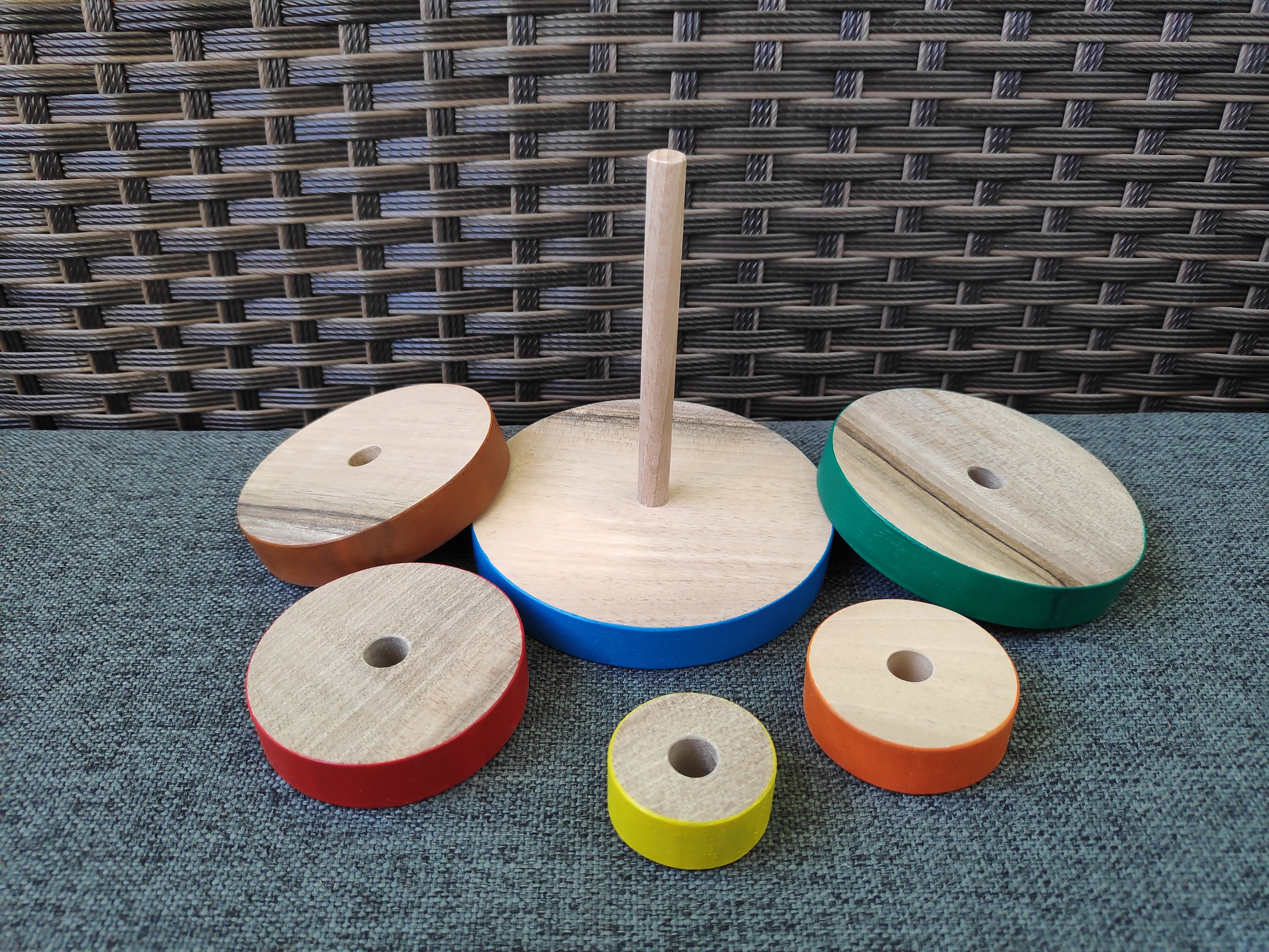 Wooden Stacking Toy, Montessori Toy, Wooden Stacker, Animal Stacker ...