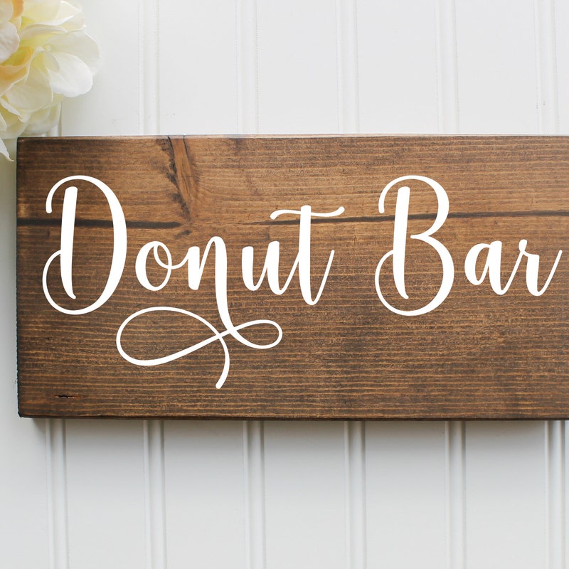 Donut Bar Sign - Etsy