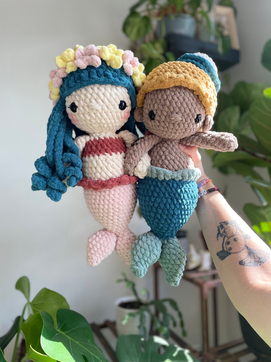 Mermaid Dolls - Merbabies - Stuffed Mermaids - Etsy