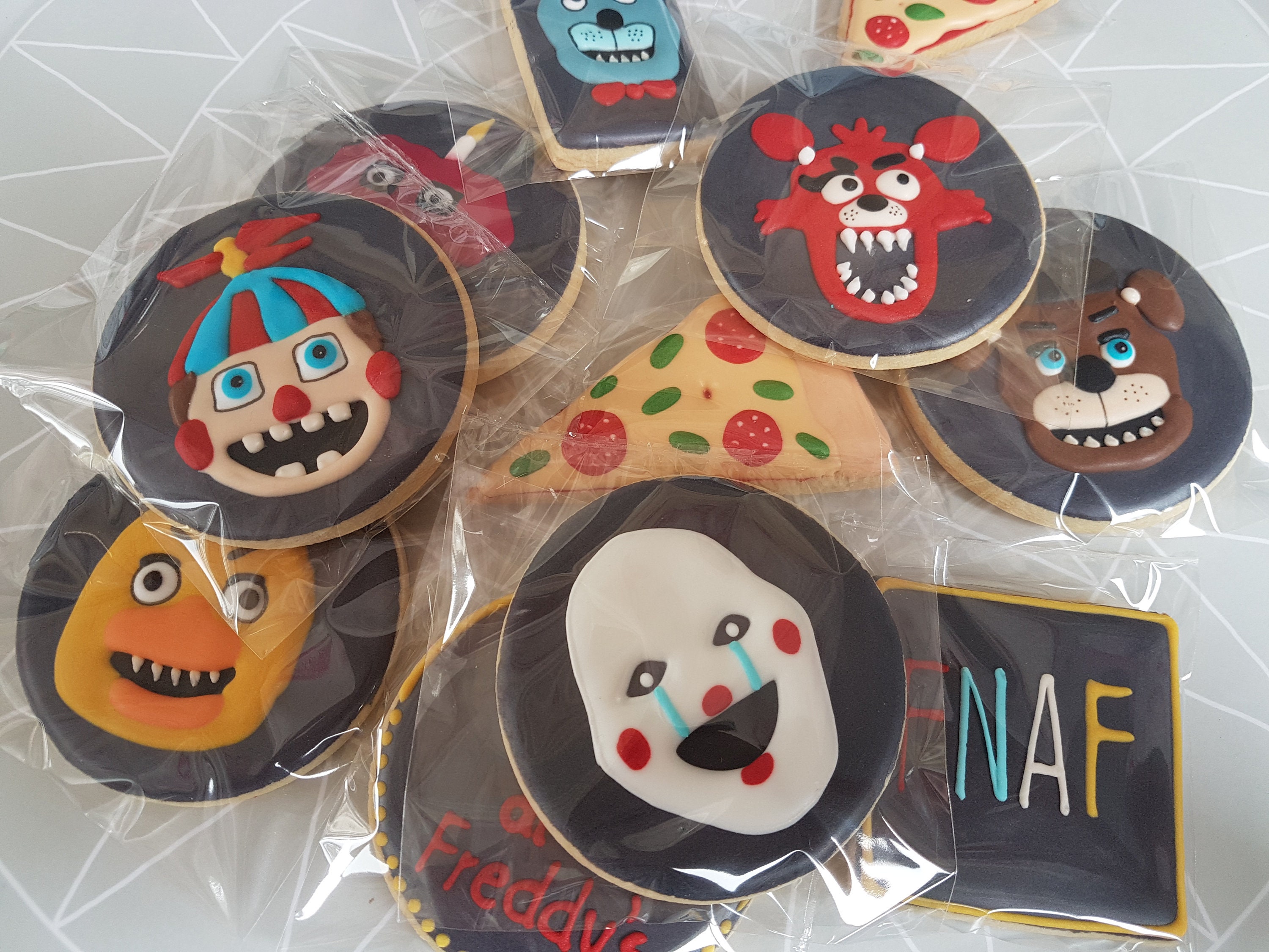 Five Nights at Freddy's Themed Cookies / 10 Iced Cookies / | Etsy UK