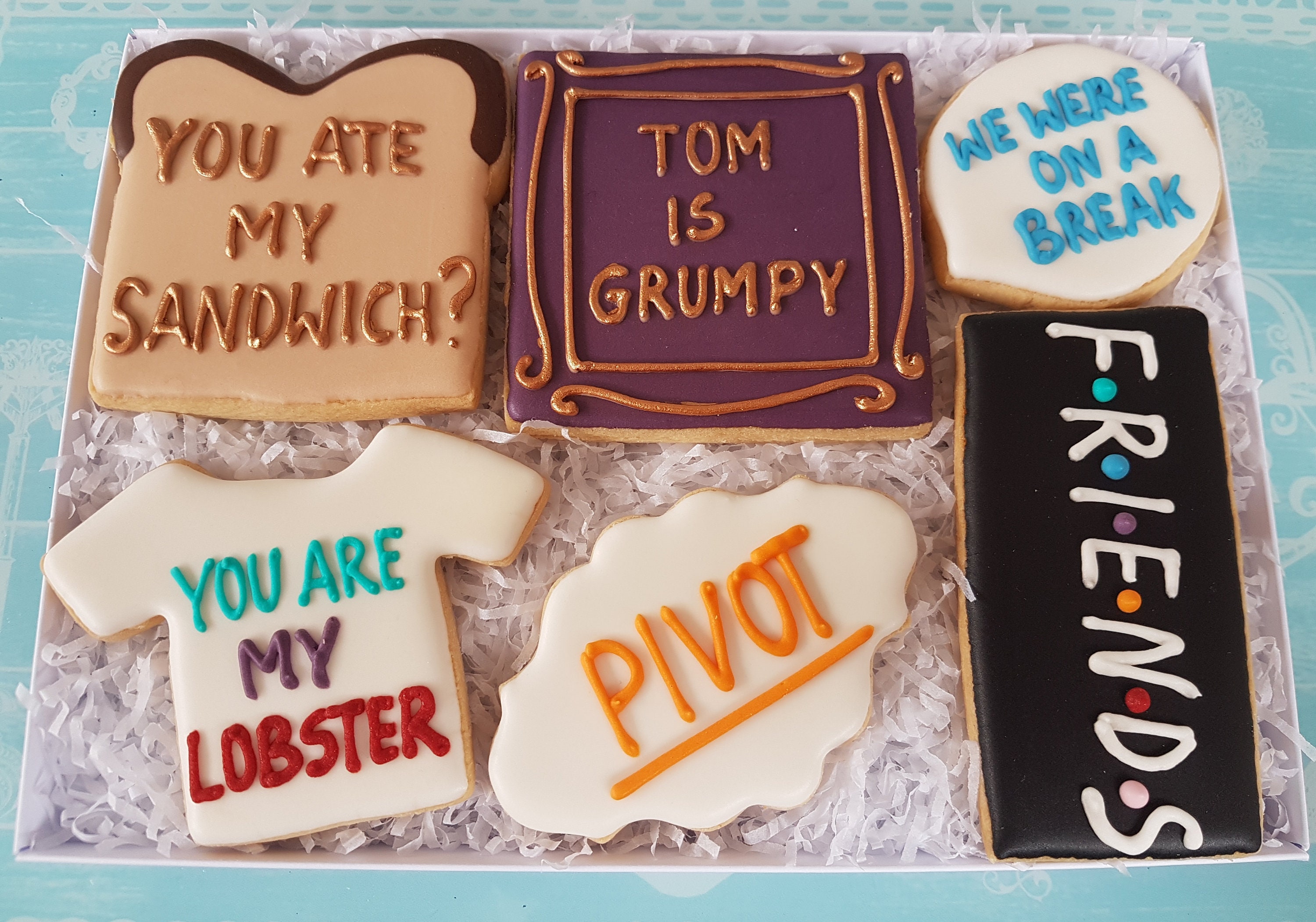 Friends / Friends TV Show / Personalised Cookies / Bespoke | Etsy UK