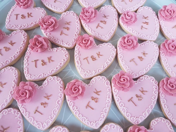 10 Personalised Wedding Cookies / 10 Wedding Biscuits / - Etsy UK