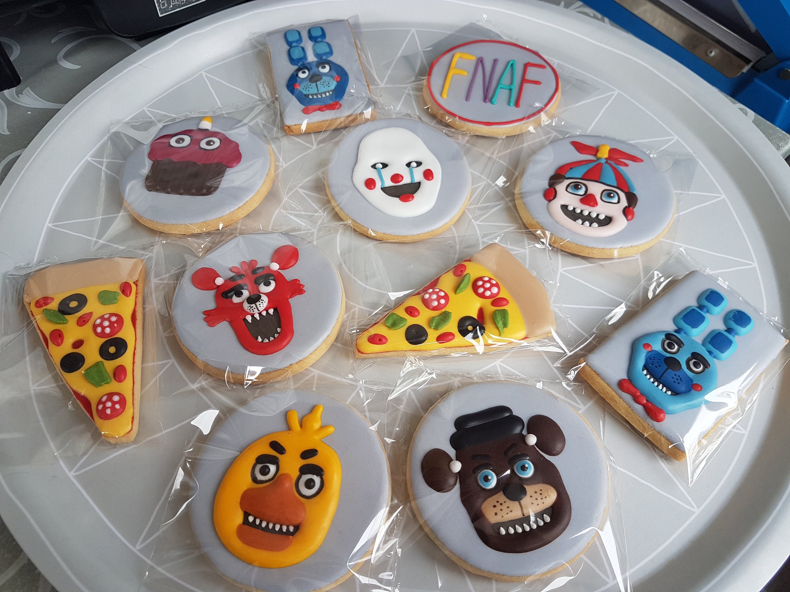 Five Nights at Freddy's Themed Cookies / 10 Iced Cookies / 10 ...