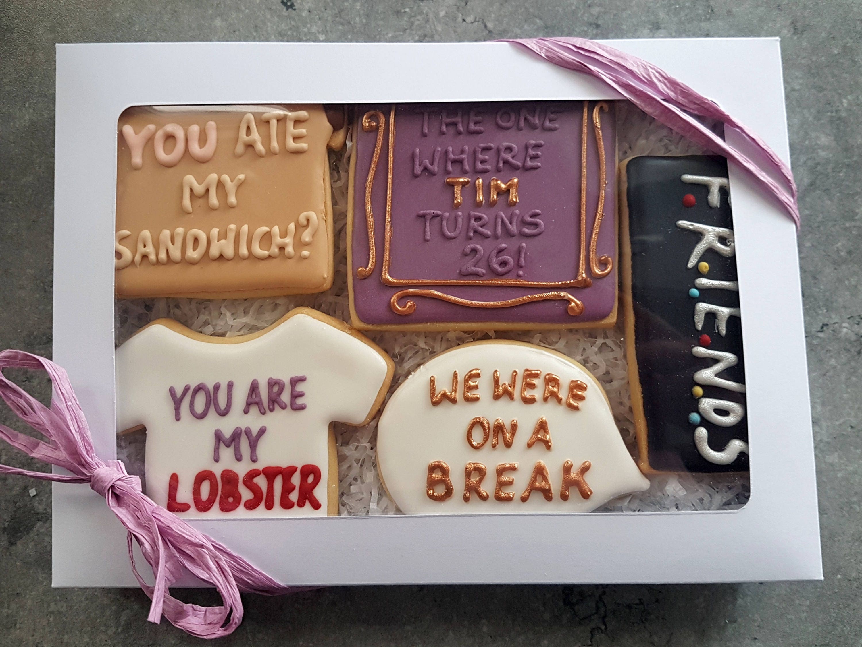 Friends / Friends TV Show / Personalised Cookies / Bespoke Cookies ...