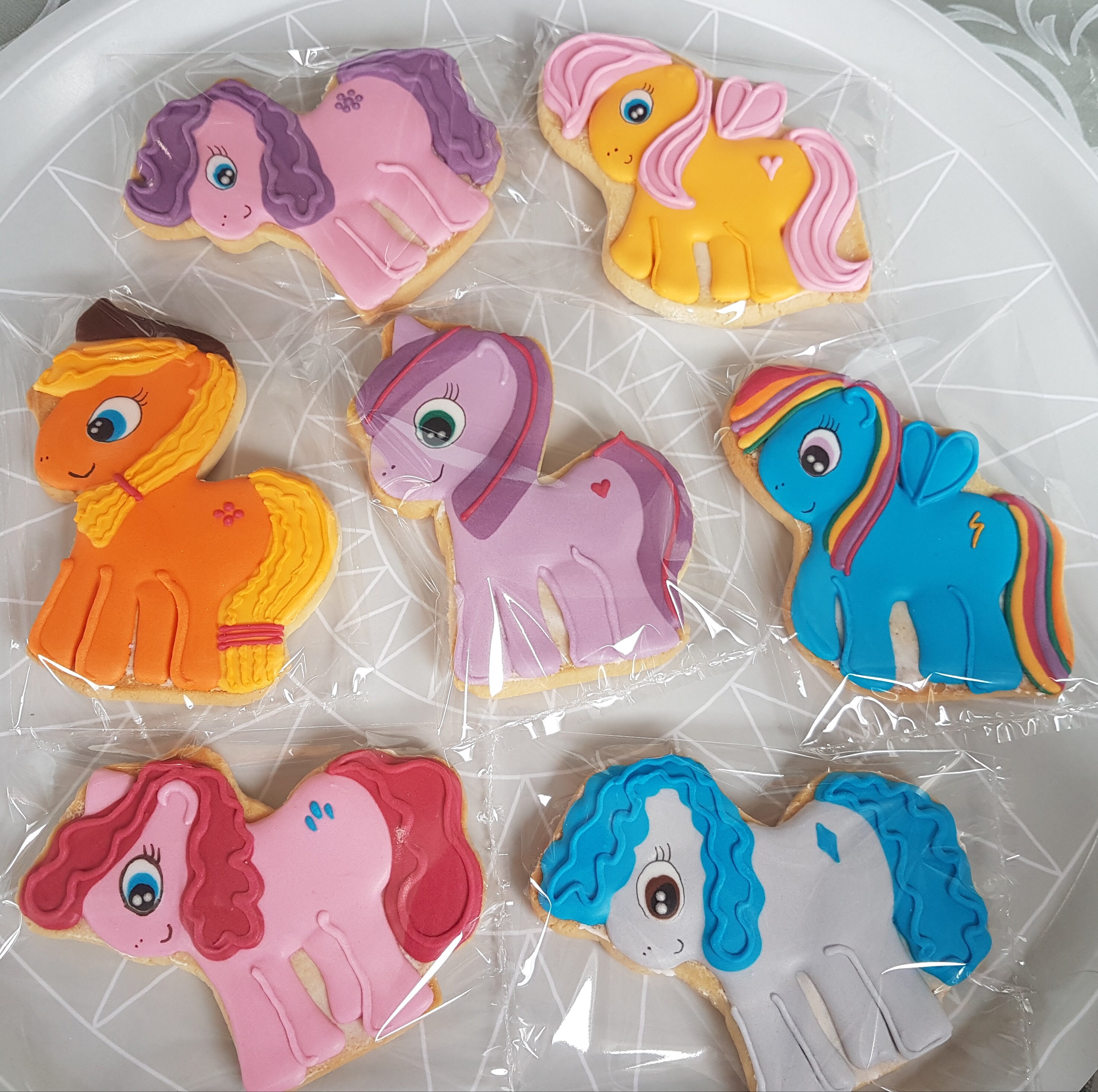 6 Little Pony Biscuits / 6 Big Little Pony Cookies / Party | Etsy