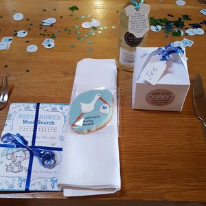 10 Stork Cookies, Baby Shower Cookies, Baby Shower Biscuits, Baby ...