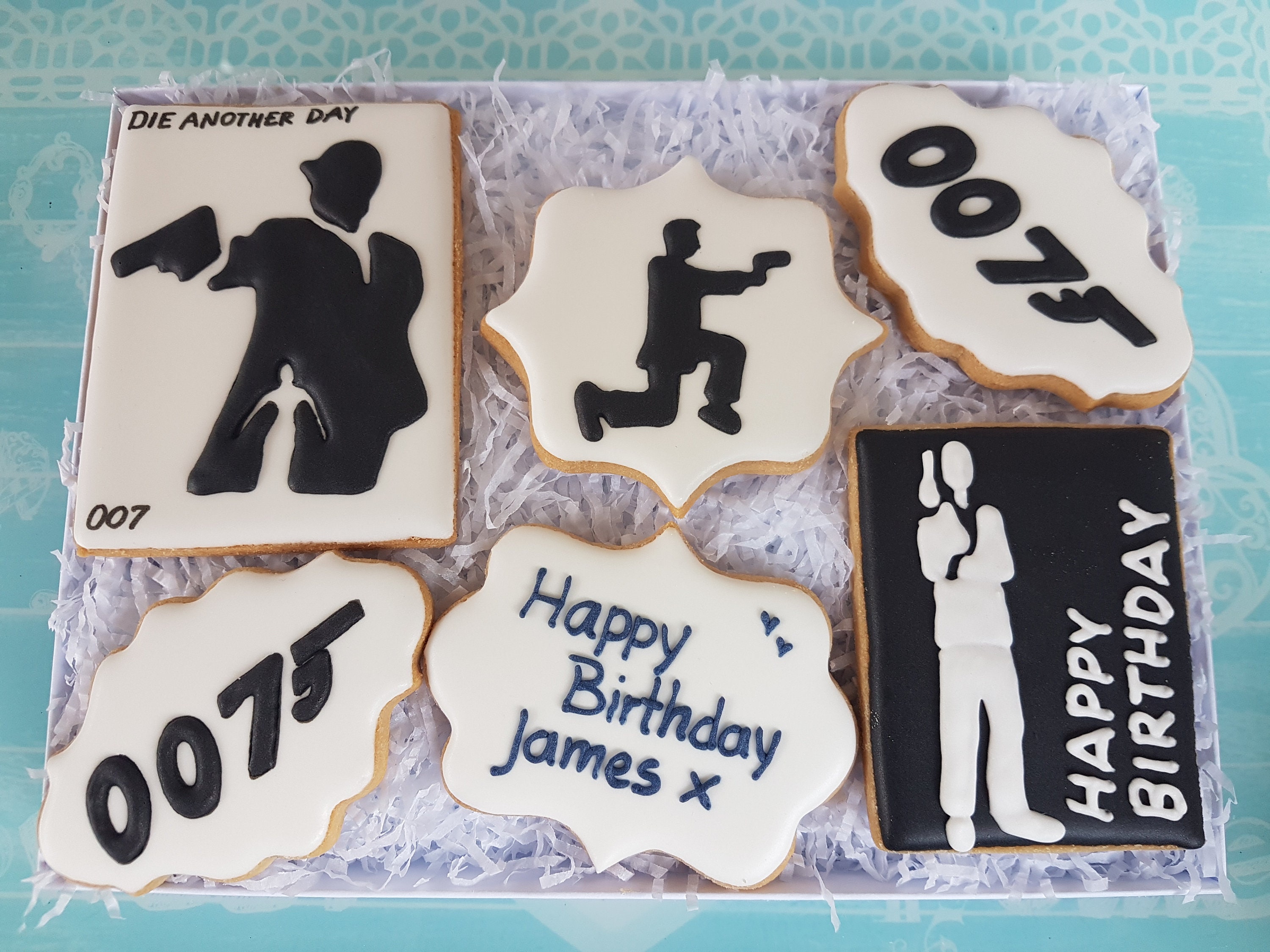 James Bond / Personalised Cookies / James Bond Birthday - Etsy UK