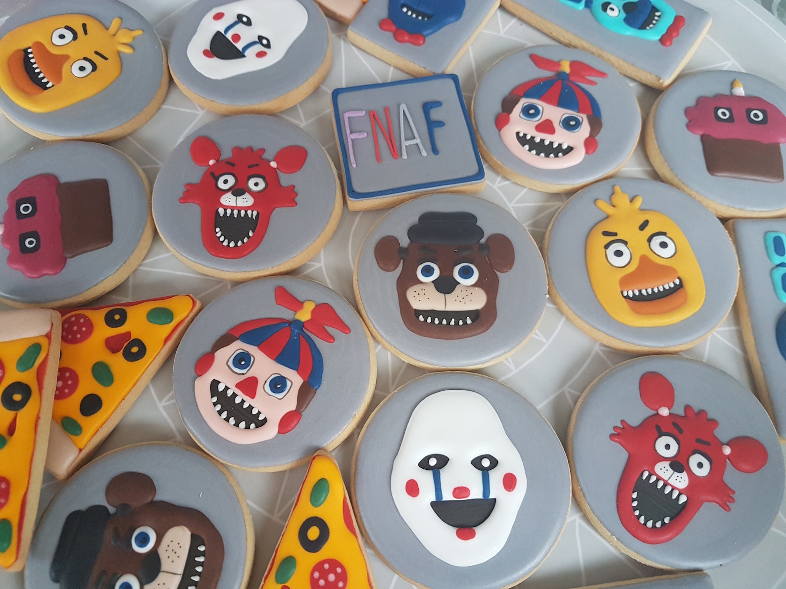 Five Nights at Freddy's Themed Cookies / 10 Iced Cookies / 10 ...