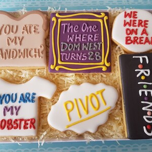 Friends / Friends TV Show / Personalised Cookies / Bespoke Cookies ...