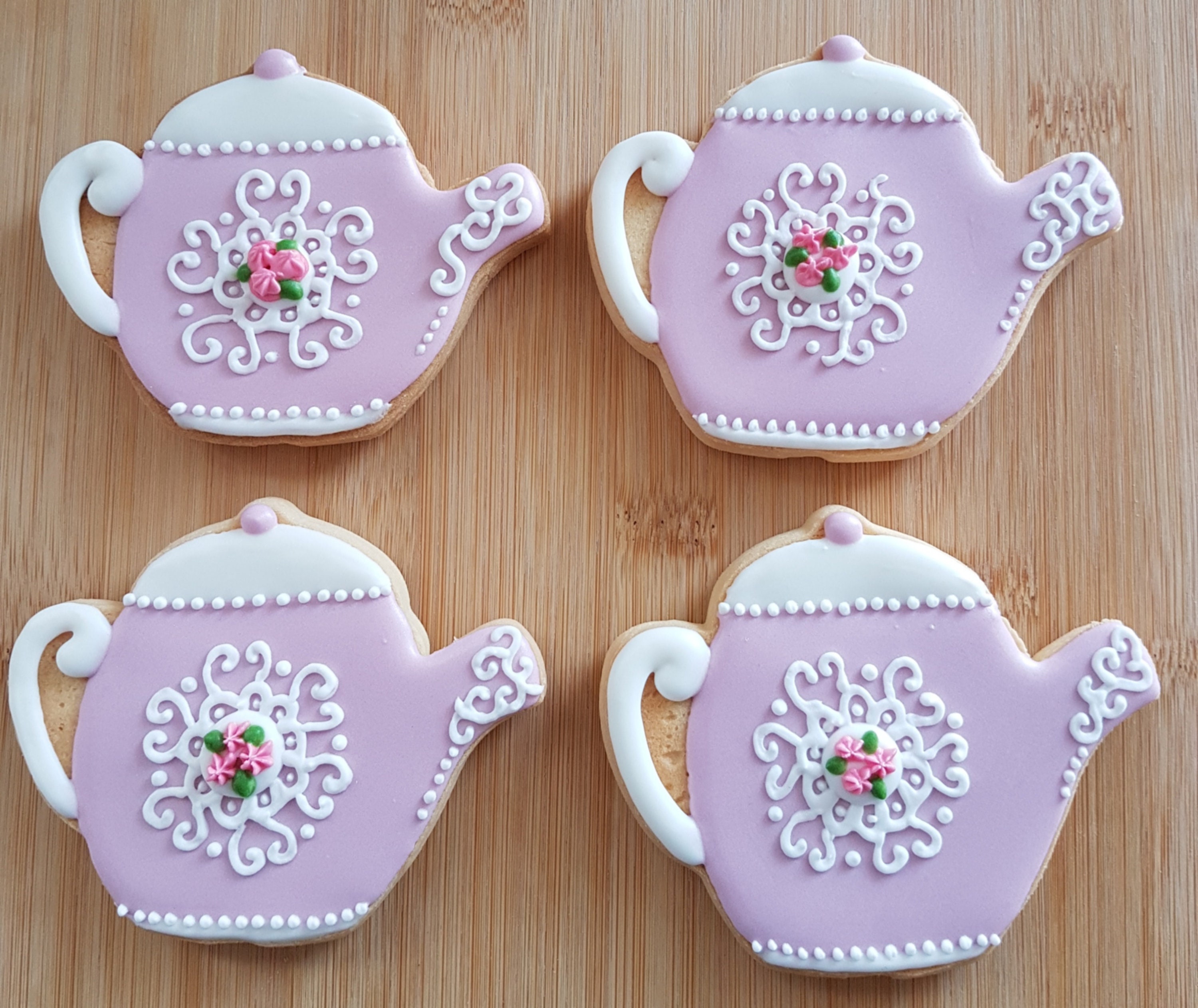 10 Teapot Cookies / Party Cookies / Hand Decorated Biscuits / - Etsy UK