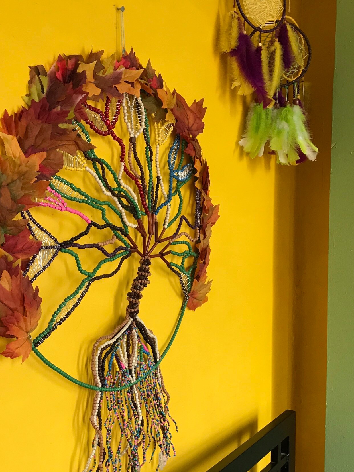 Tree of Life Large Wall Decor, Wire Art Wall Decoration, Wire Sculpture ...