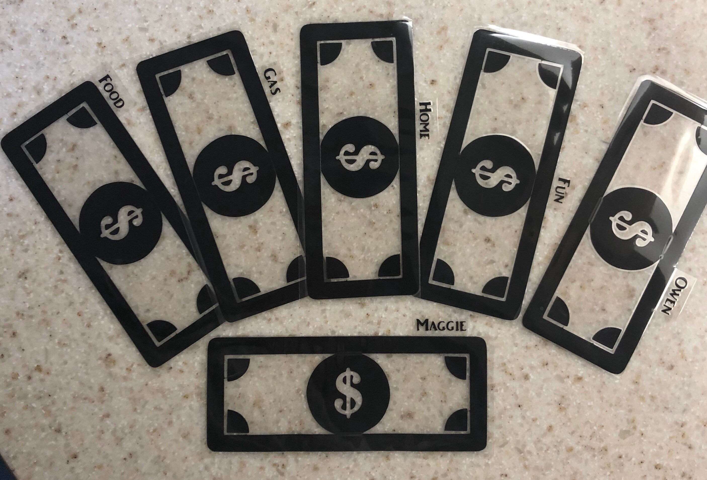 Vinyl Laminate Cash Envelopes | Etsy