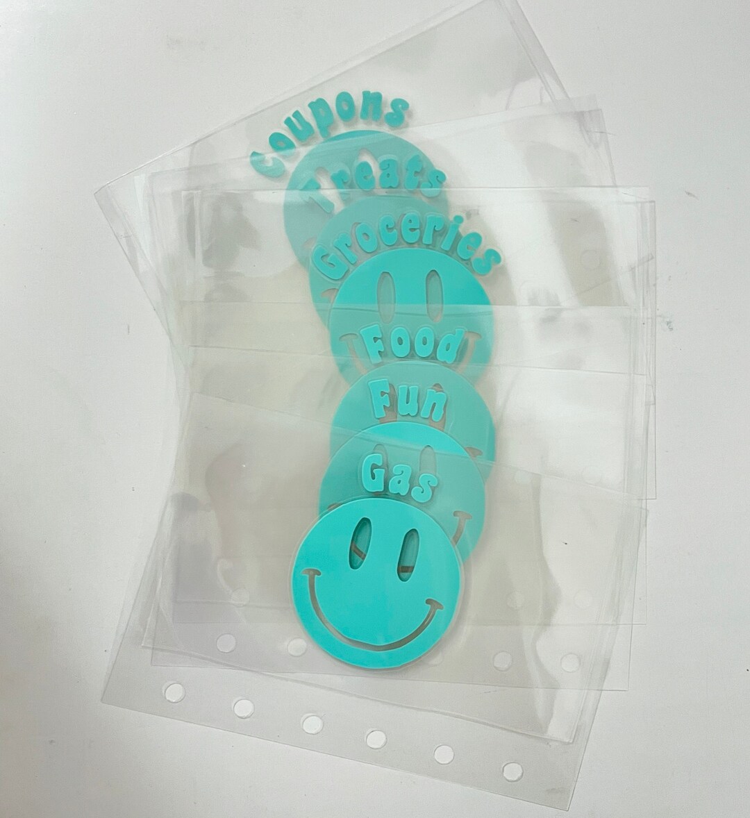 Smiley Face Laminated Cash Envelope, Clear Laminated Cash Envelopes ...