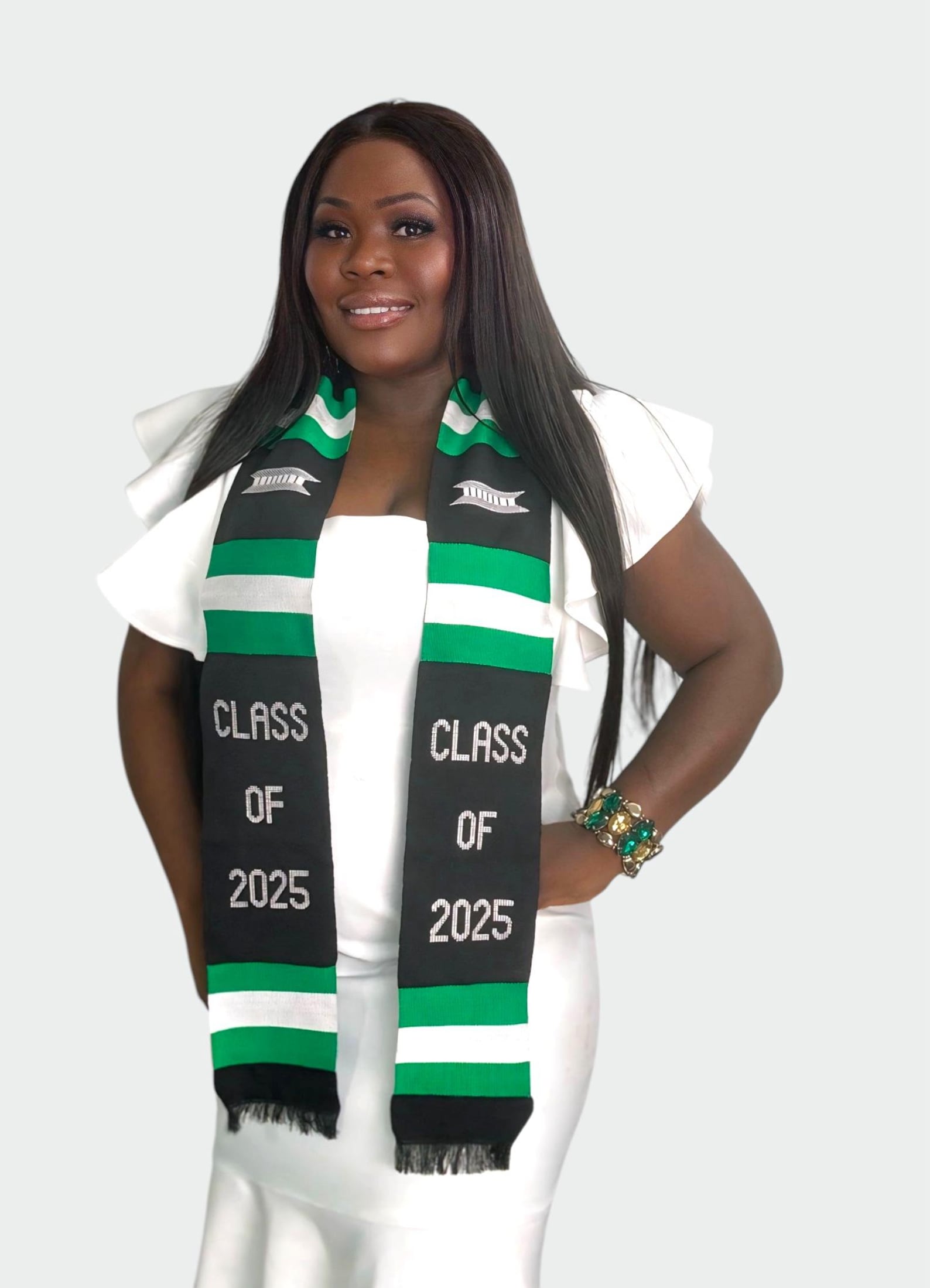 Handwoven Nigeria Graduation Stole, Class of 2026, African Roots - Etsy