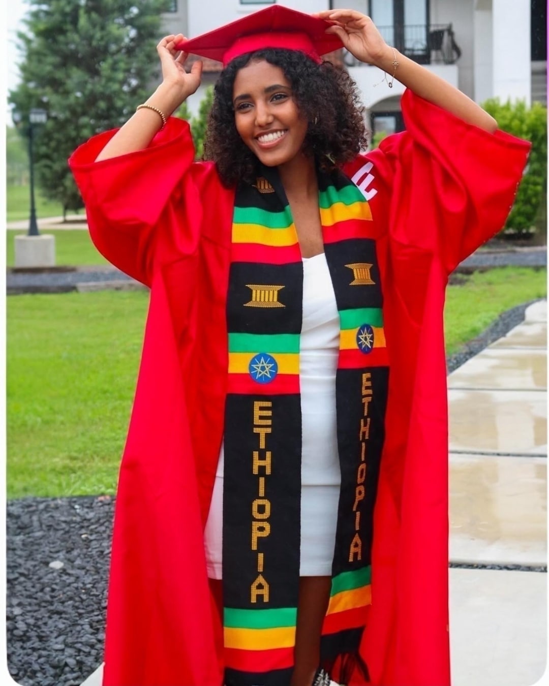 Graduation Stole, Ethiopia Graduation Sash, African Graduation Sash ...