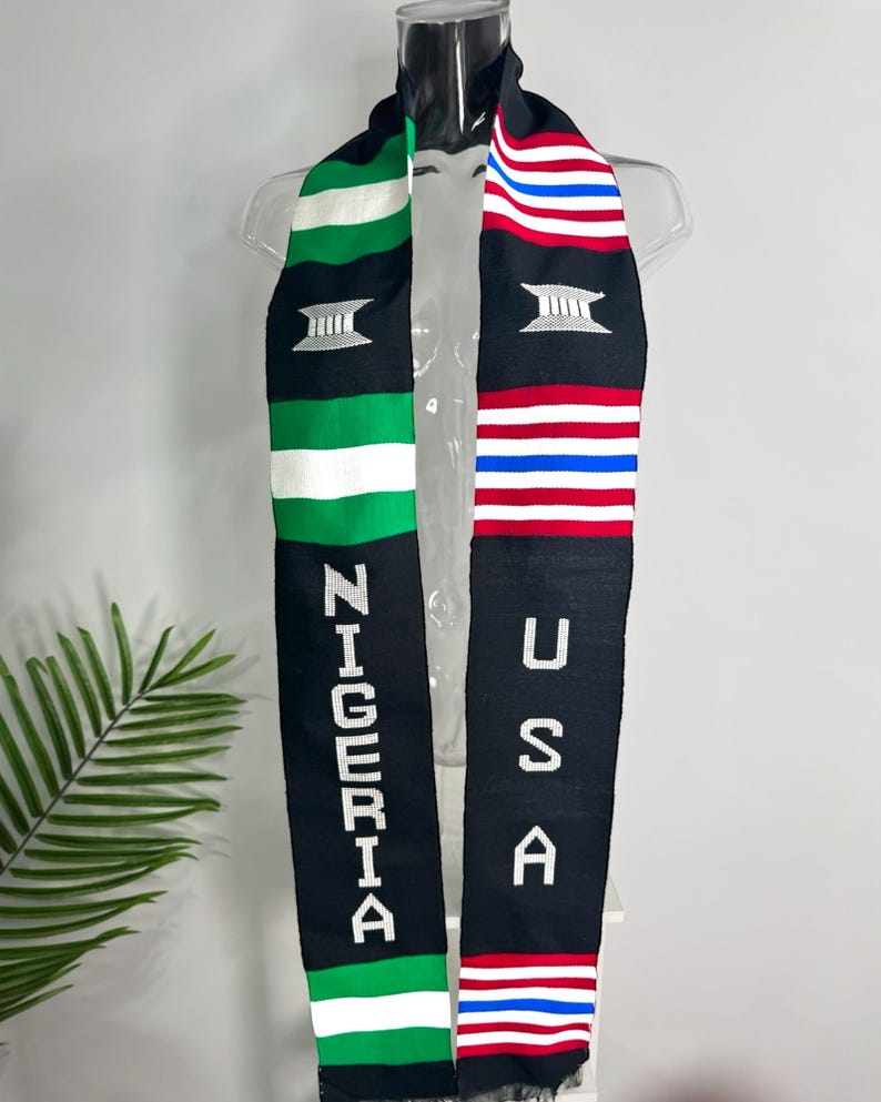 Handwoven Nigeria Graduation Stole, Class of 2025, African Roots - Etsy