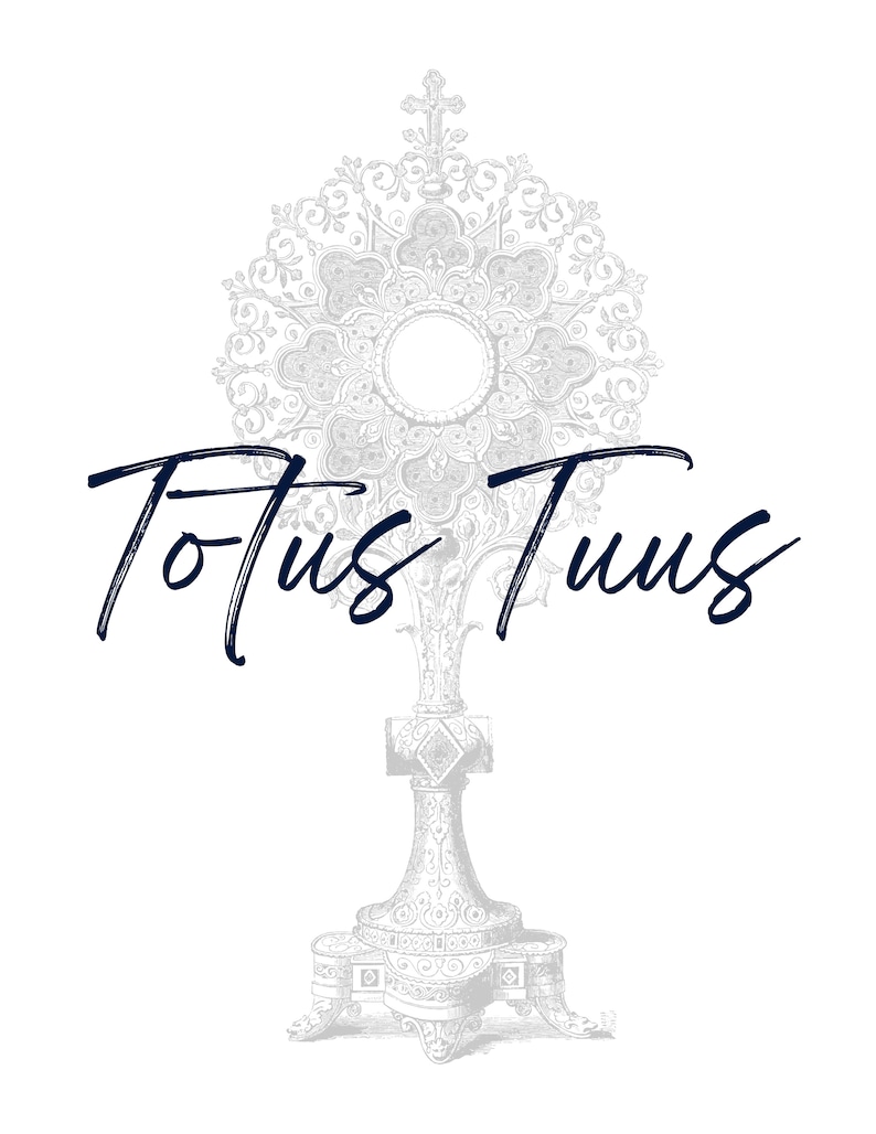 Totus Tuus - PRINTABLE, DIGITAL DOWNLOAD - Etsy