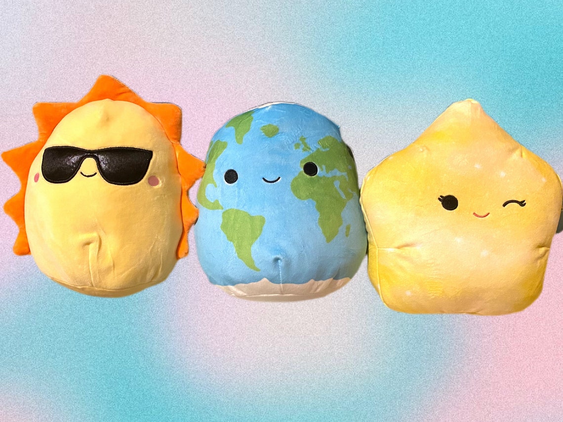 Sun Earth or Star Squishmallow // Cruz Sun // Roman Earth // | Etsy