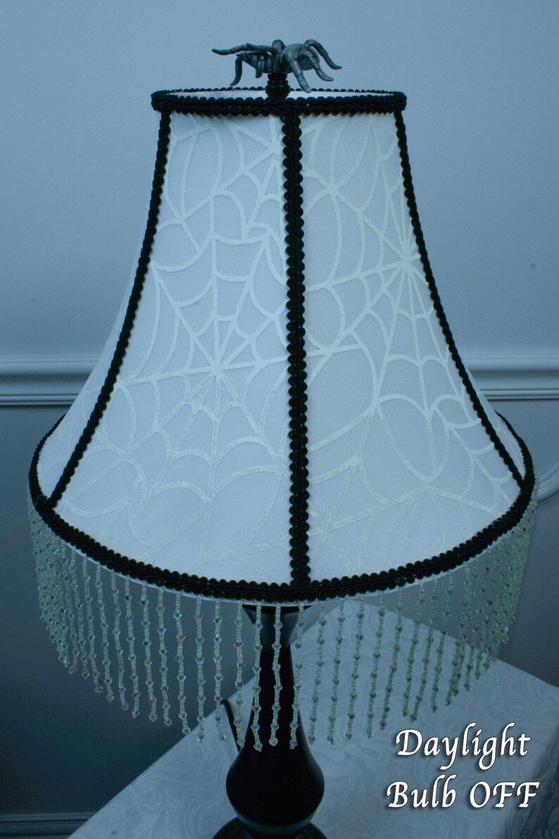 Spider Web Lamp & Lamp Shade - Glow in the Dark UV Reactive Blacklight ...