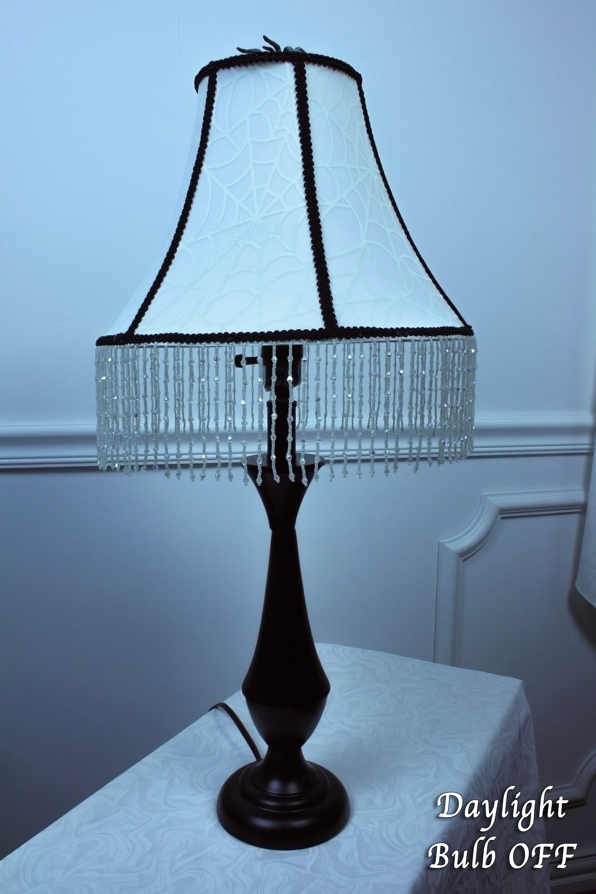 Spider Web Lamp & Lamp Shade - Glow in the Dark UV Reactive Blacklight ...