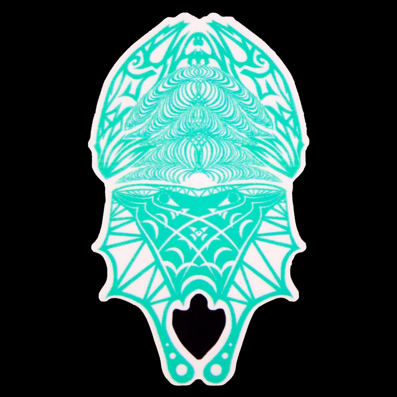 Scarab Beetle - Temporary Tattoo UV Black Light Reactive Neon ...