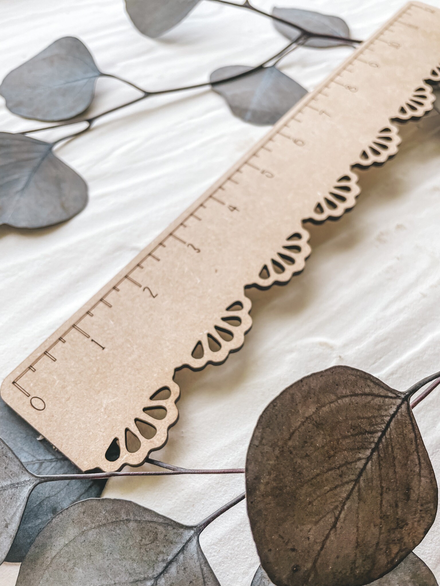 SVG Scalloped 12 Ruler SVG Glowforge Laser File - Etsy