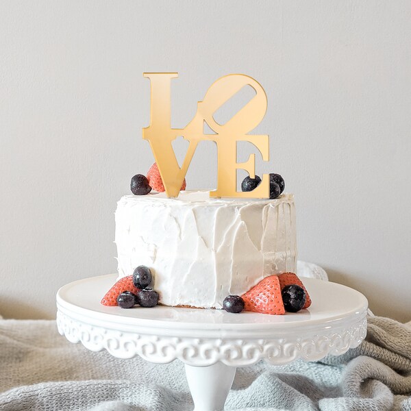 Love Cake Topper - Etsy