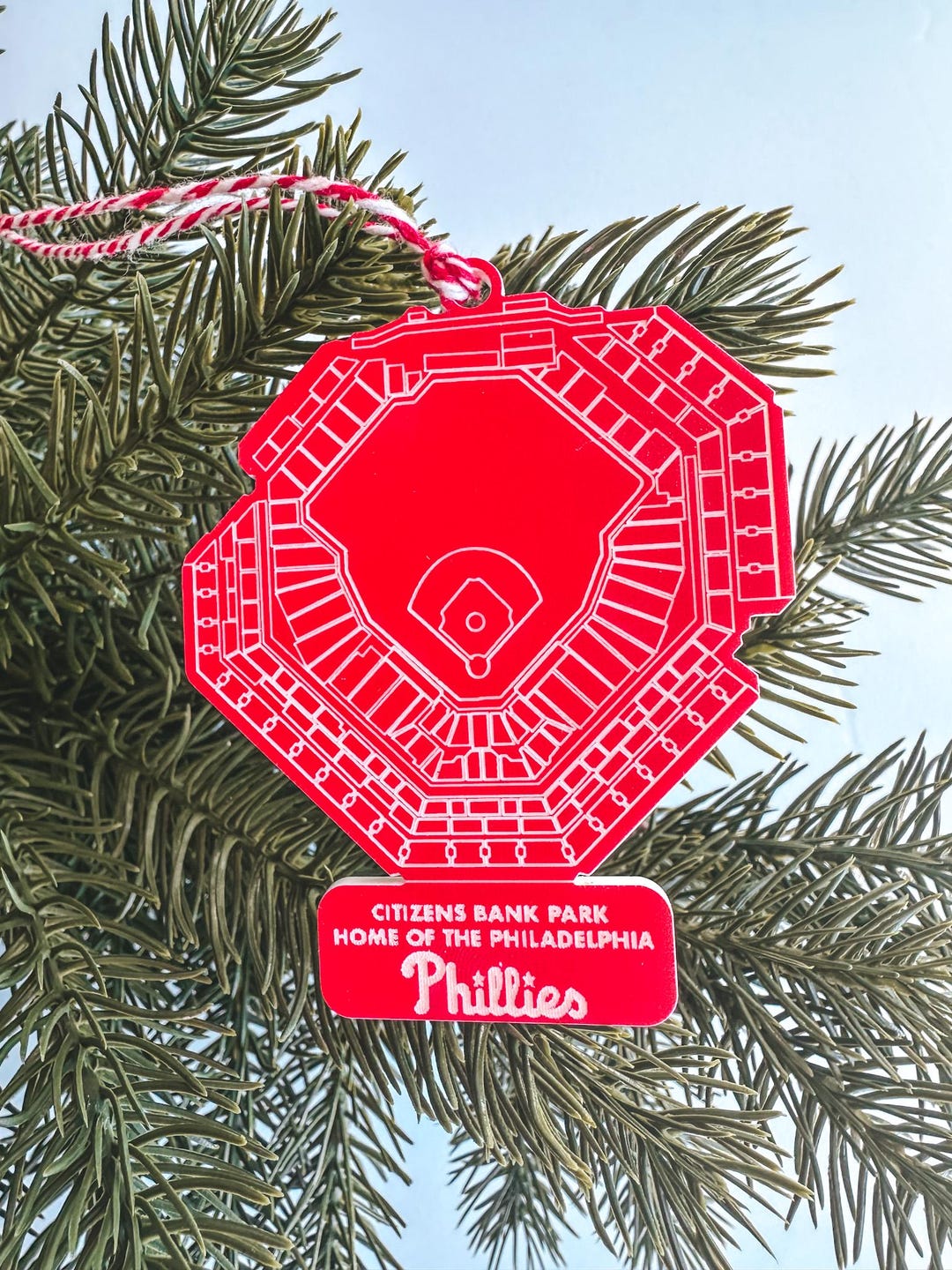 Phillies - Philadelphia Baseball Stadium Ornament - Philly Ornament ...
