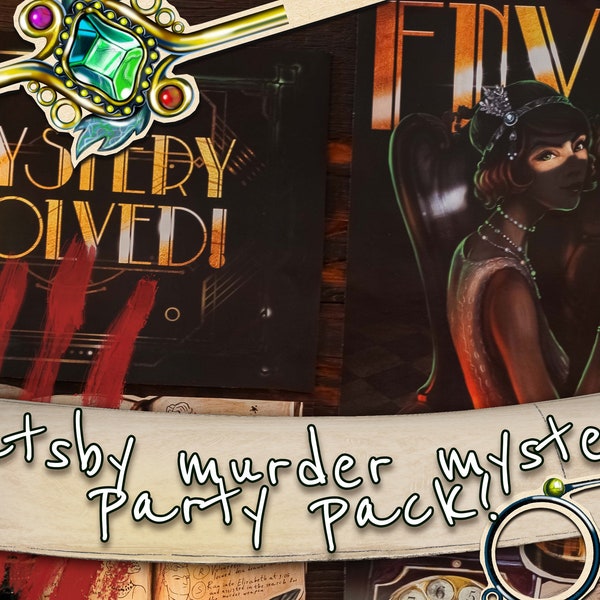 Murder Mystery Party Printables - Etsy