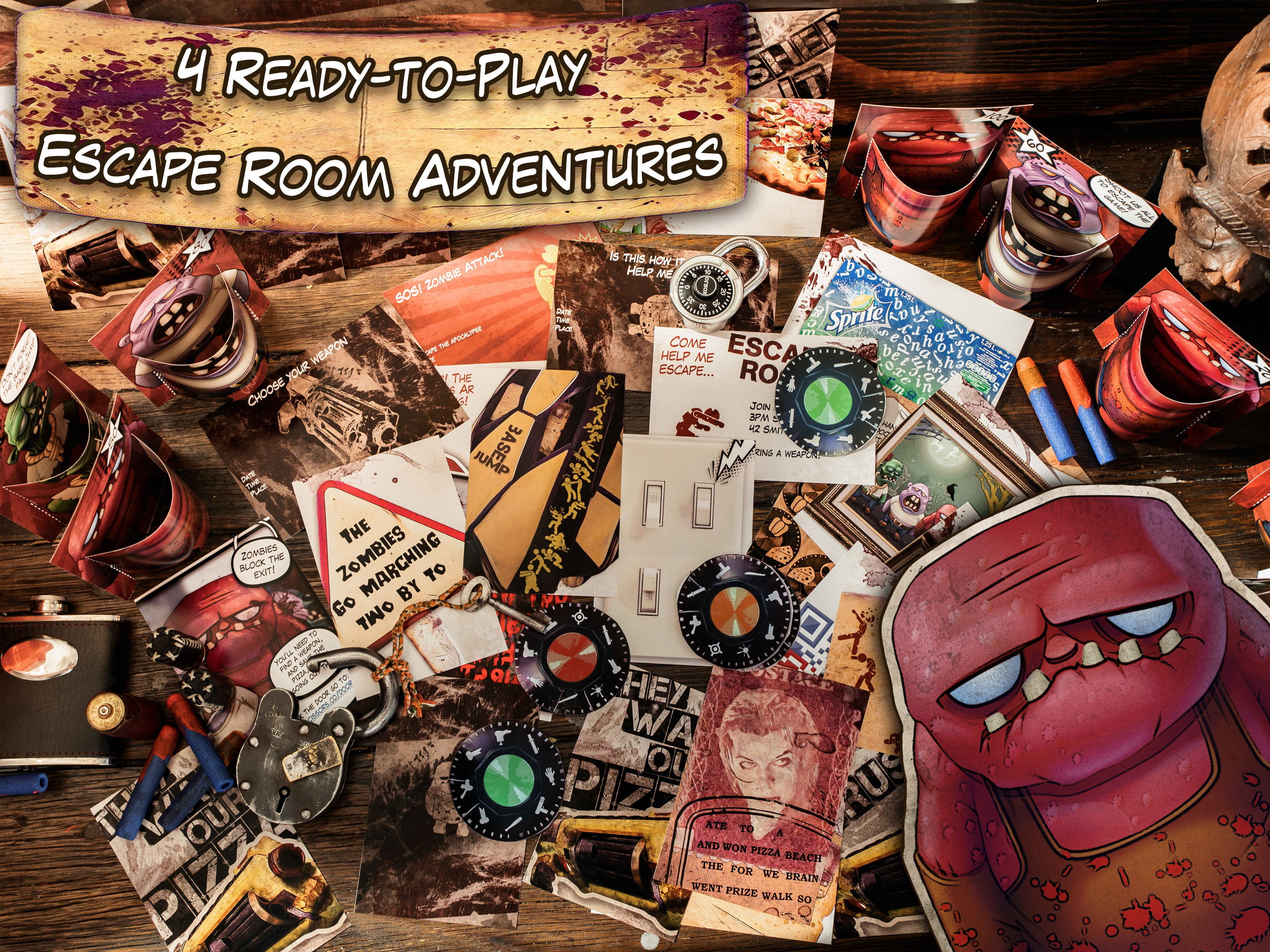 Escape Room Box. 4 Printable Escape Room Kits. - Etsy