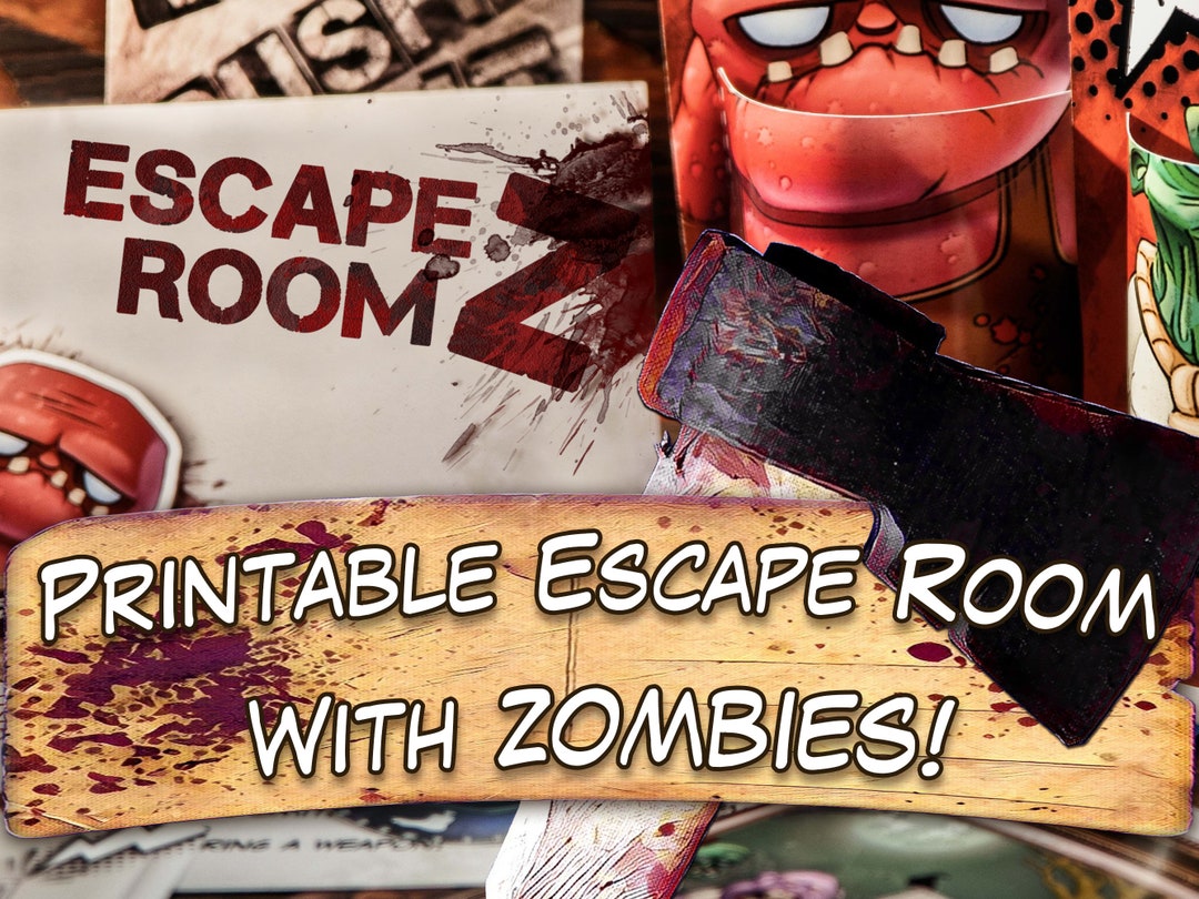 Zombie Escape Room Kit - Etsy