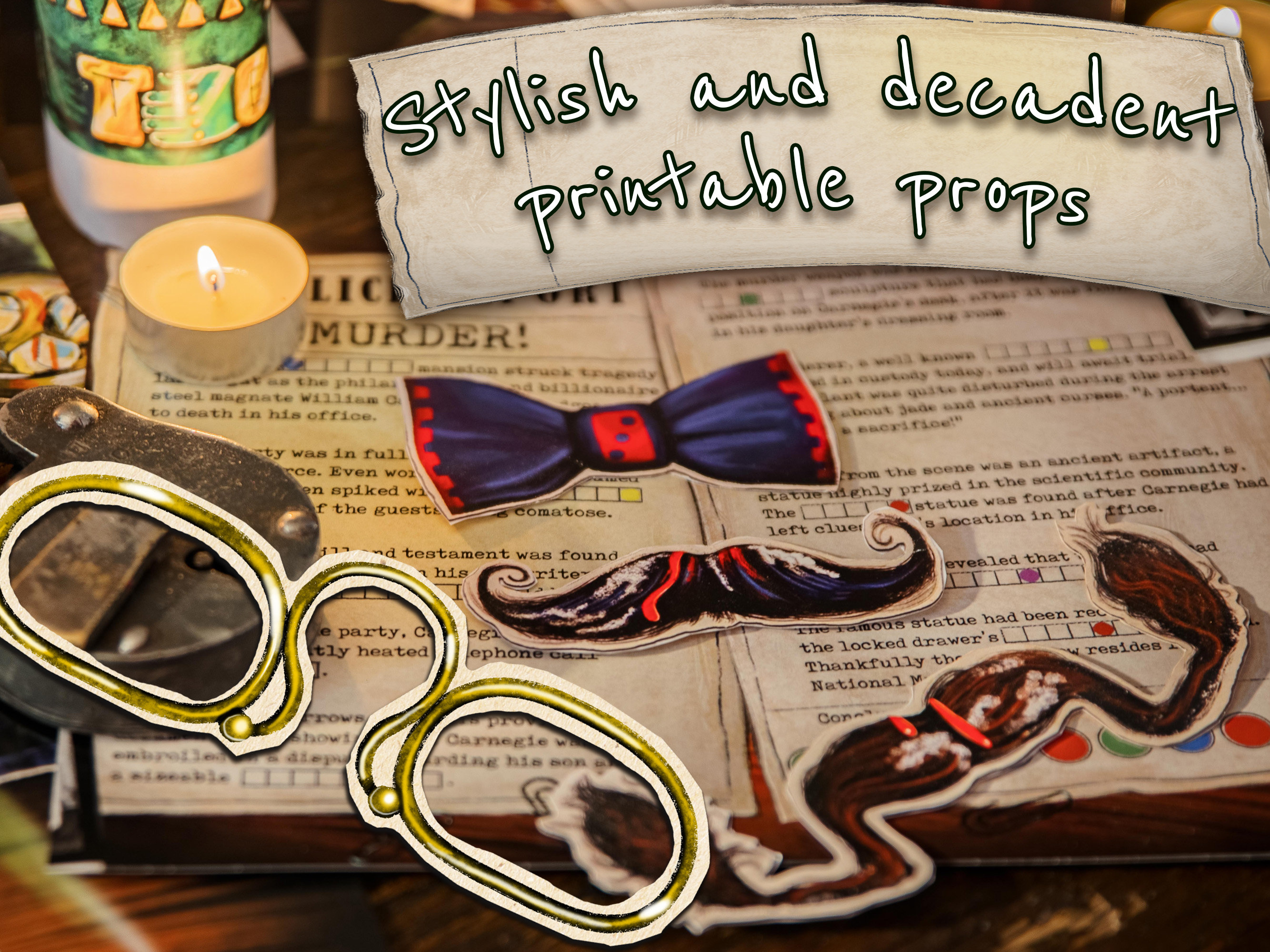 Murder Mystery Printable Party Prop Pack - Etsy