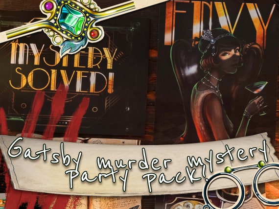 Murder Mystery Printable Party Prop Pack - Etsy